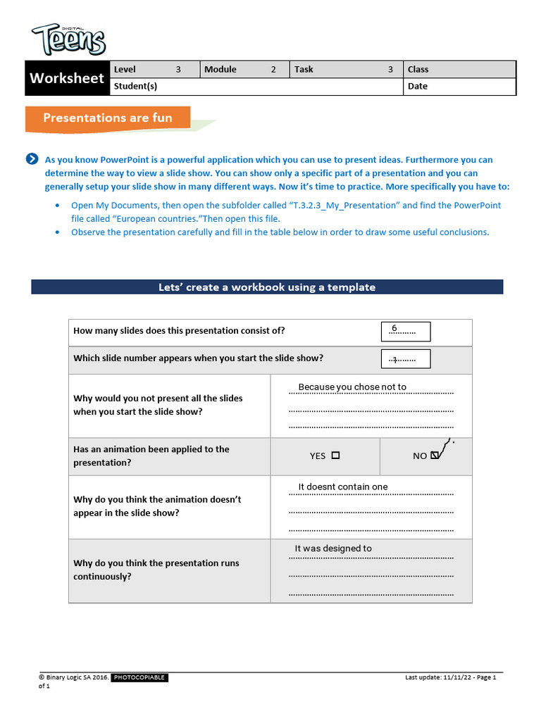 Kami Export - Gersi Daja - T.3.2.3 - Worksheet - 1 | PDF | Microsoft ...