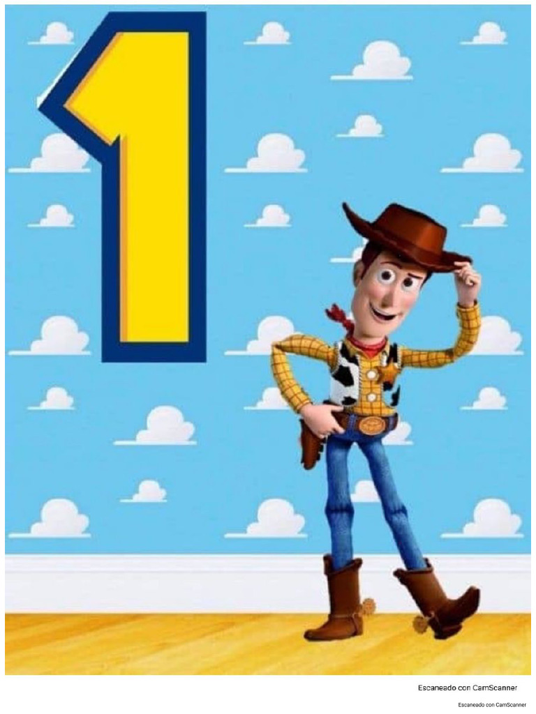 Números Del 1 Al 10 Toy Story(1) | PDF