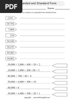 Grade 5 Mental Maths Worksheet 1 | PDF | Mathematics | Arithmetic