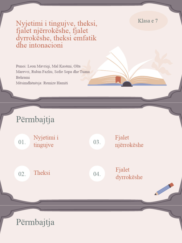 Projekt Gjuhe Shqipe | PDF