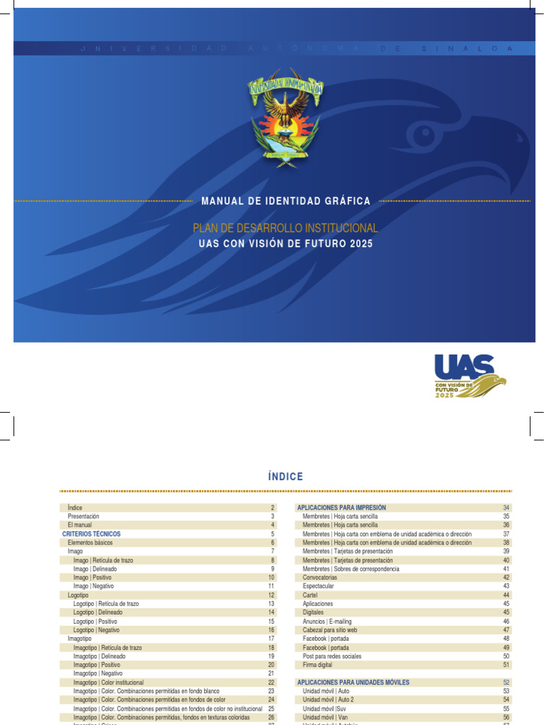 Manual de Identidad Grafica UAS | PDF | Color | Negro