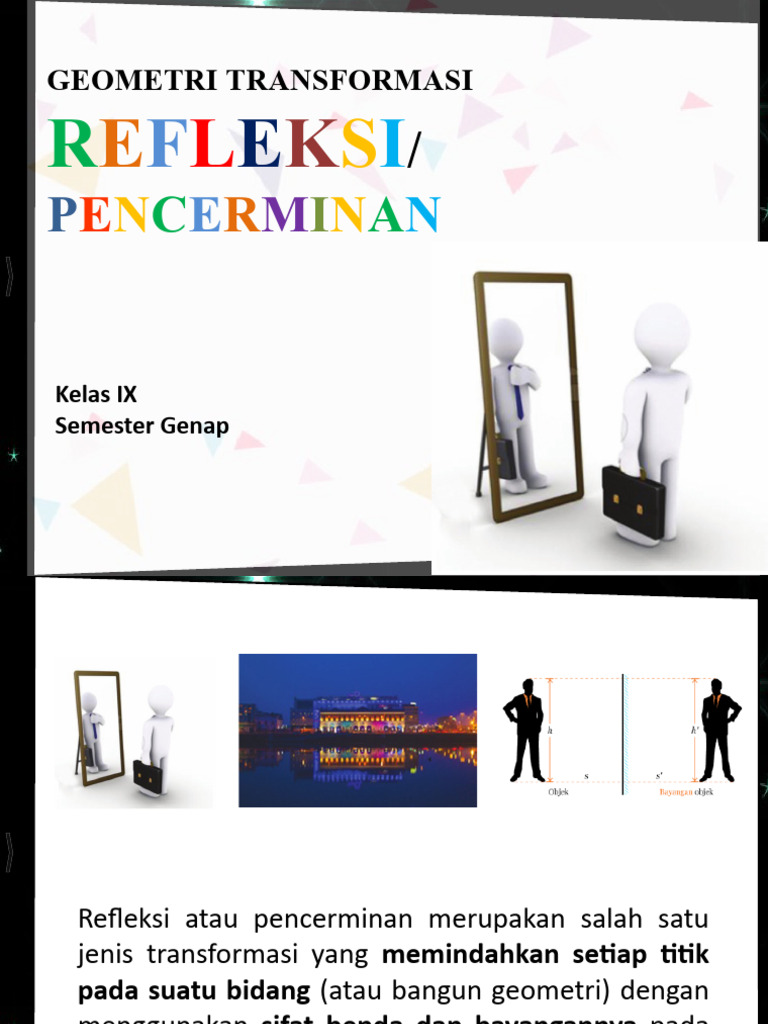 Refleksi dalam Geometri Transformasi | PDF