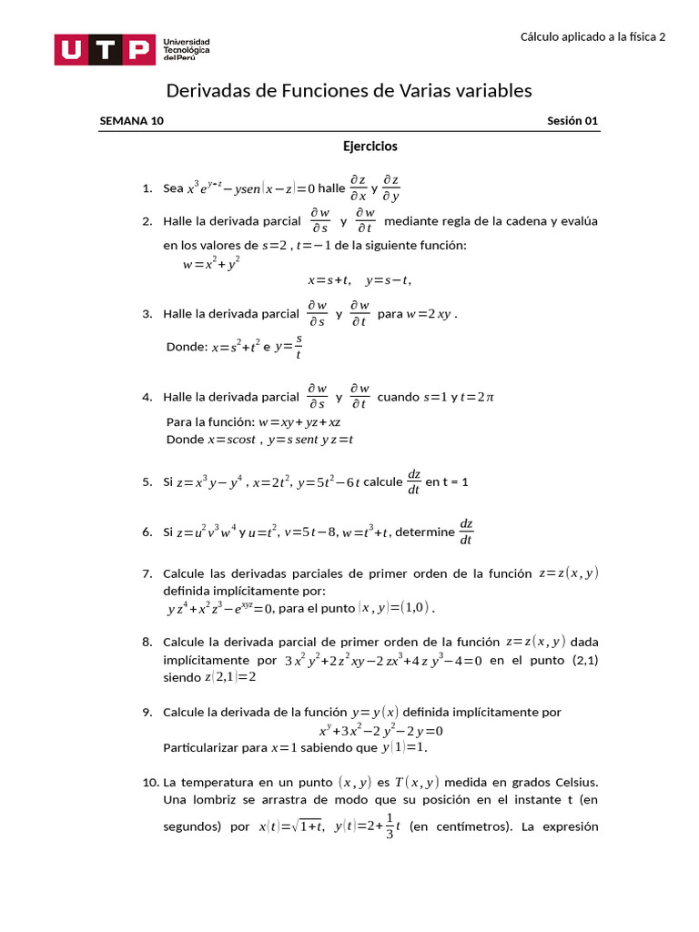 S11.s1 - Ejercicios | PDF