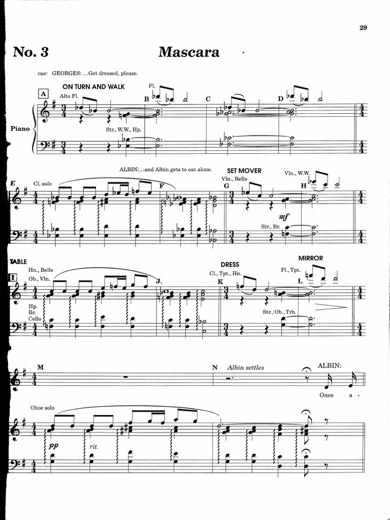 A Little More Mascara Sheet Music | PDF