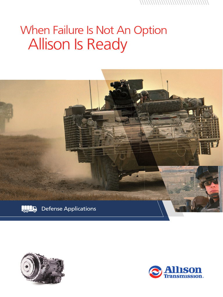 Defense Applications Brochure | PDF | Automatic Transmission | Manual ...