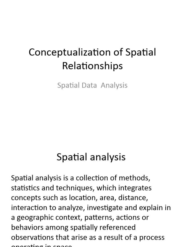 Understanding Spatial Relationships in GIS | PDF | Spatial Analysis ...