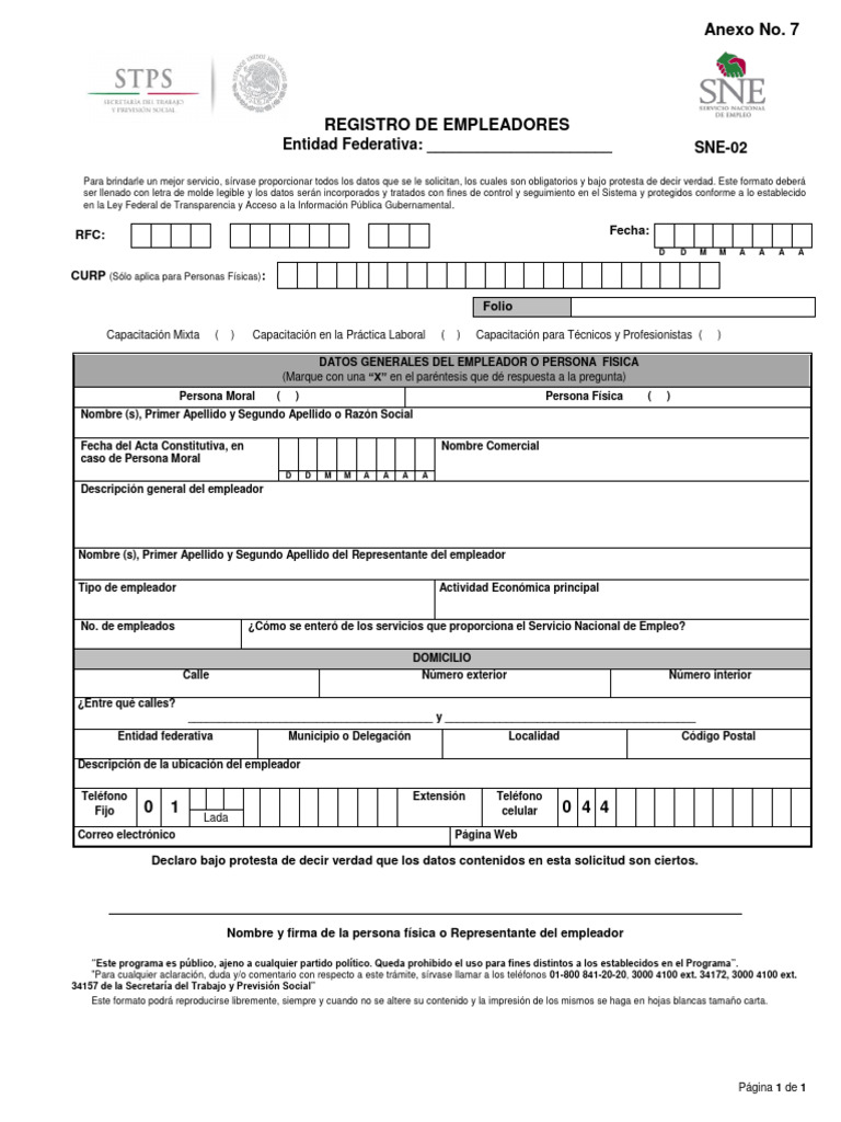 Registro de Empleadores | PDF