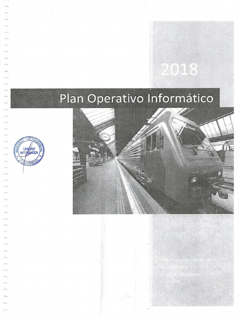Plan Operativo Informatico | PDF