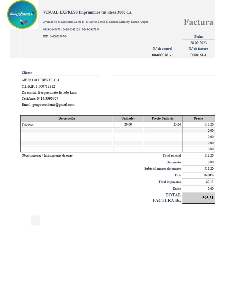 VISUAL EXPRESS Imprimimos Tus Ideas 3000 C | PDF | Documentos ...