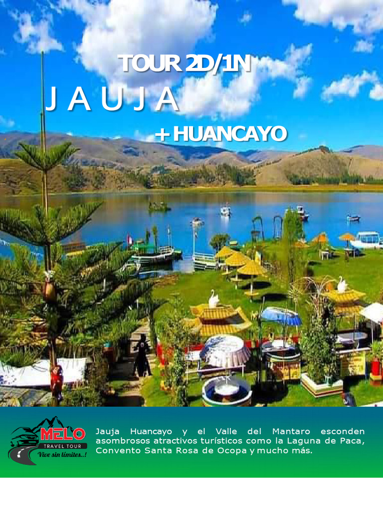 Jauja + Huancayo Viaje 2023 | PDF