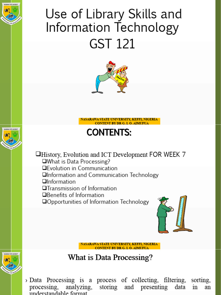 Library Skills and ICT Overview | PDF