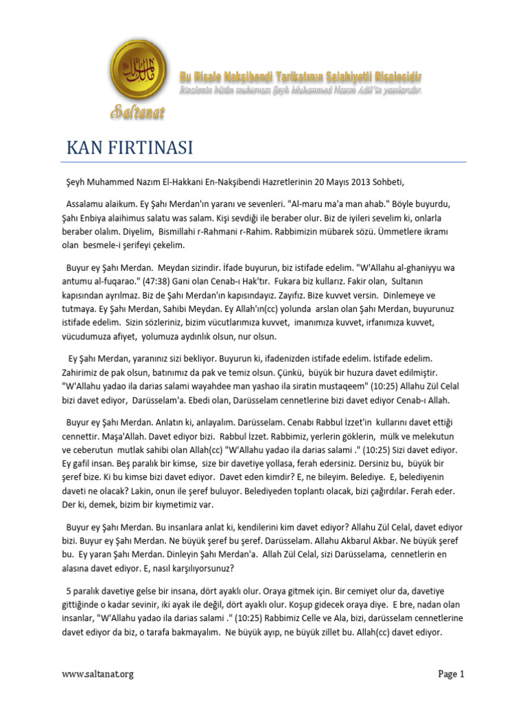 Kan Fırtınası | PDF