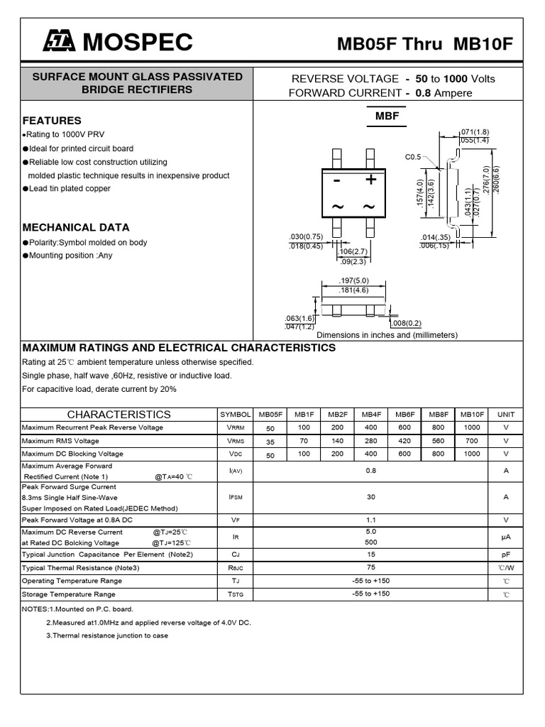 MB1F Mospec | PDF