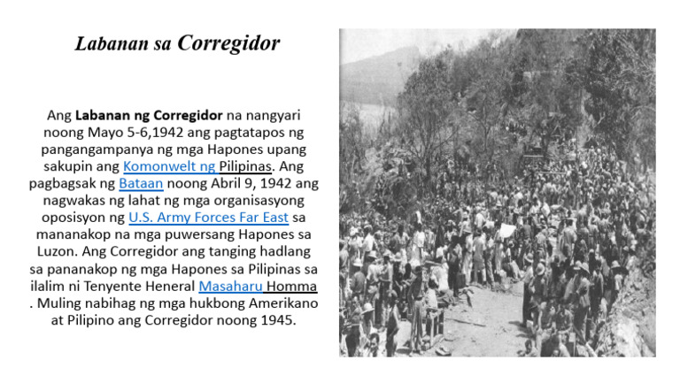 Labanan Sa Corregidor | PDF