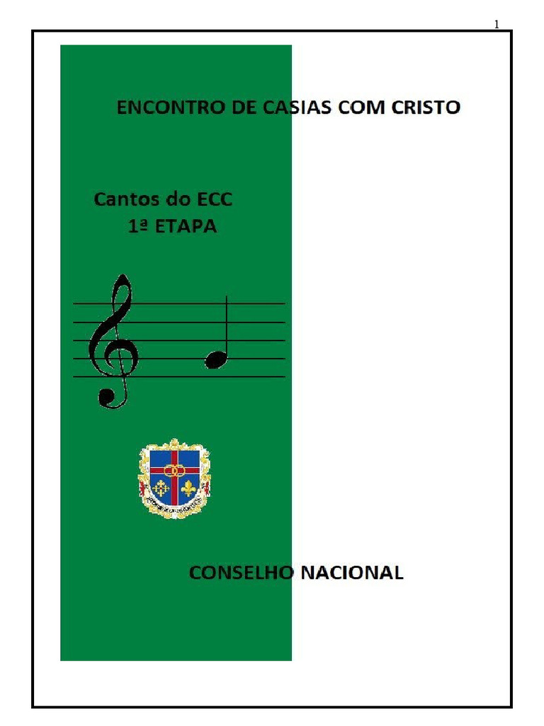 Livro de Canto Ecc 1 Etapa | PDF
