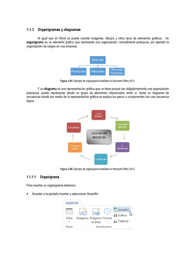 Organigramas y Diagramas | PDF | Microsoft Office | Informática