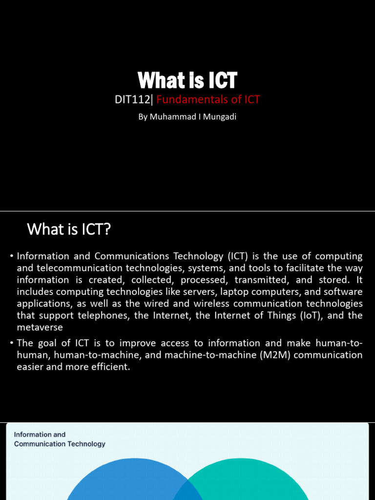 ICT Basics for Beginners | PDF