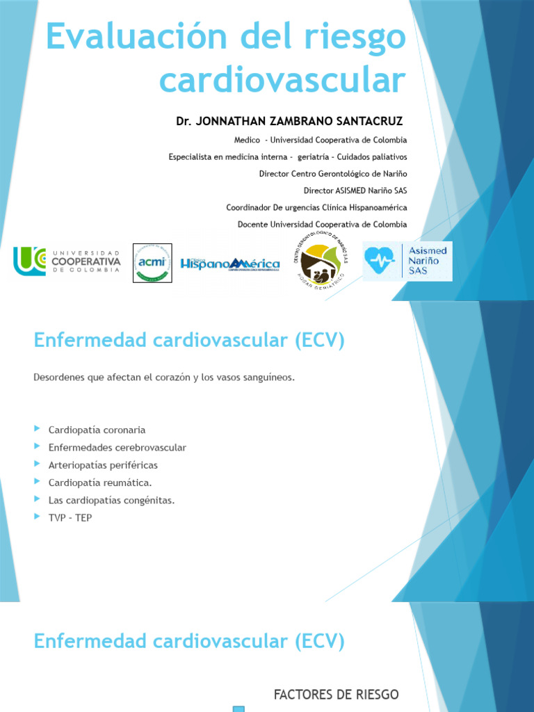 Evaluacion Del Riesgo Cardiovascular 2023 | PDF | Enfermedades ...