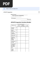 MOT Inspection Checklist Overview | PDF
