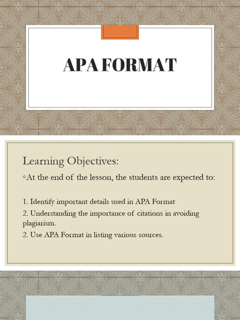 Apa Format | PDF | Language Arts & Discipline