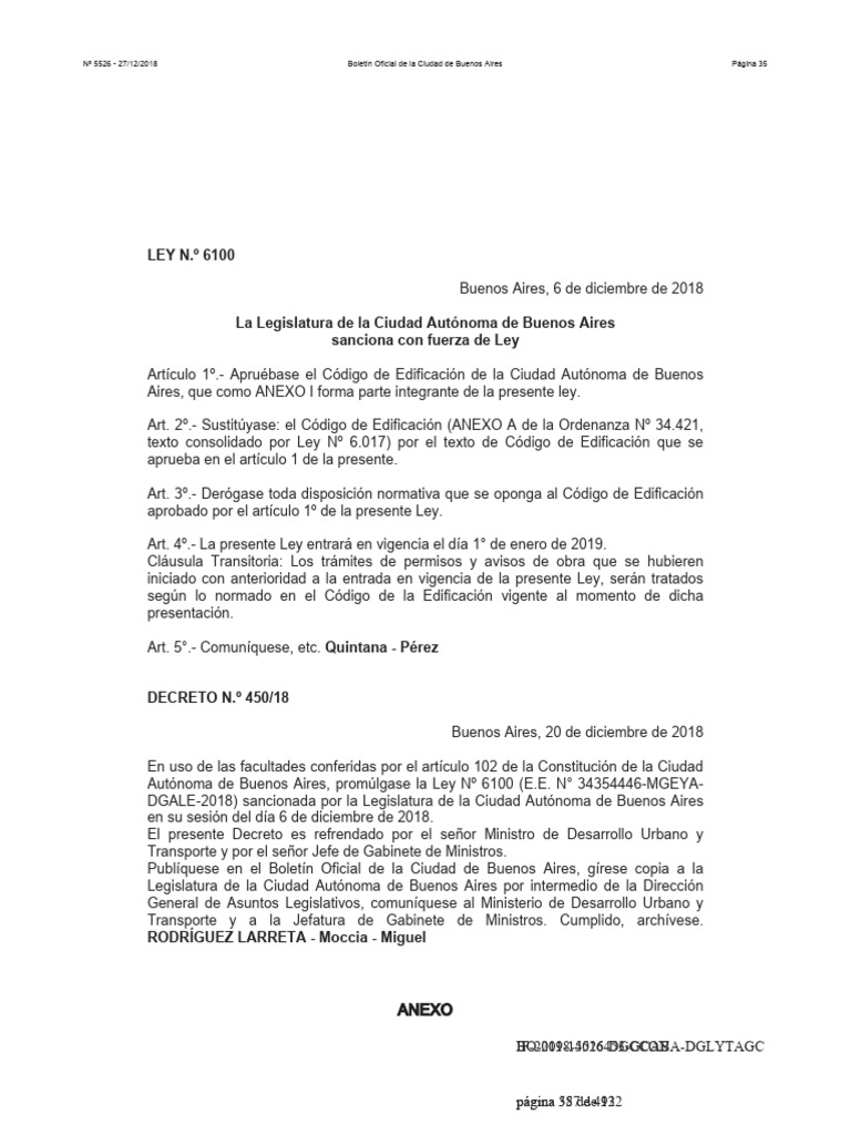 Código Edificación Buenos Aires | PDF