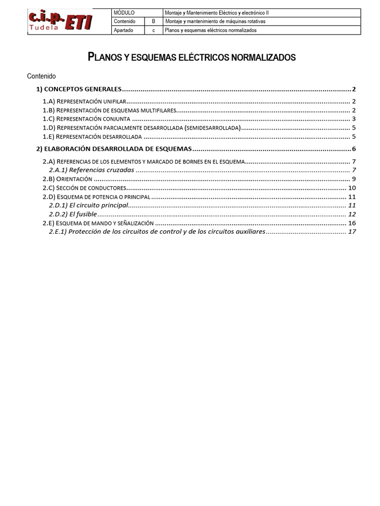 B-C Planos y Esquemas Normalizados | PDF | Relé | Fusible (Eléctrico)