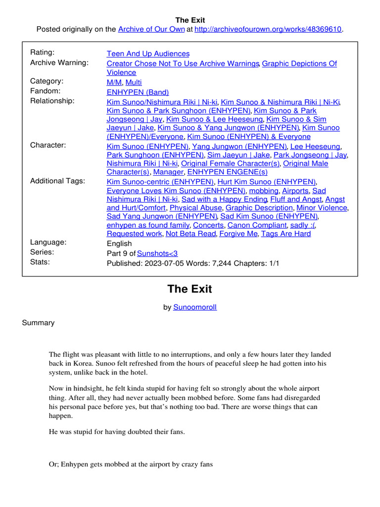 The Exit | PDF