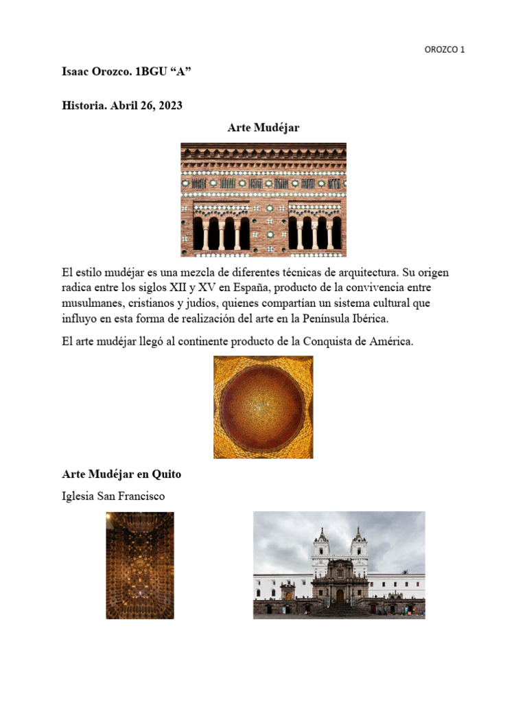 Arte Mudéjar | PDF