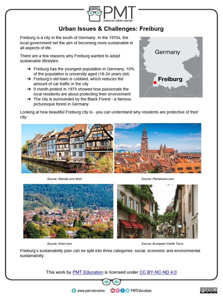 Freiburg Case Study | PDF | Sustainability | Natural Environment