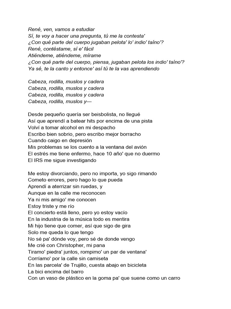 René Letra | PDF