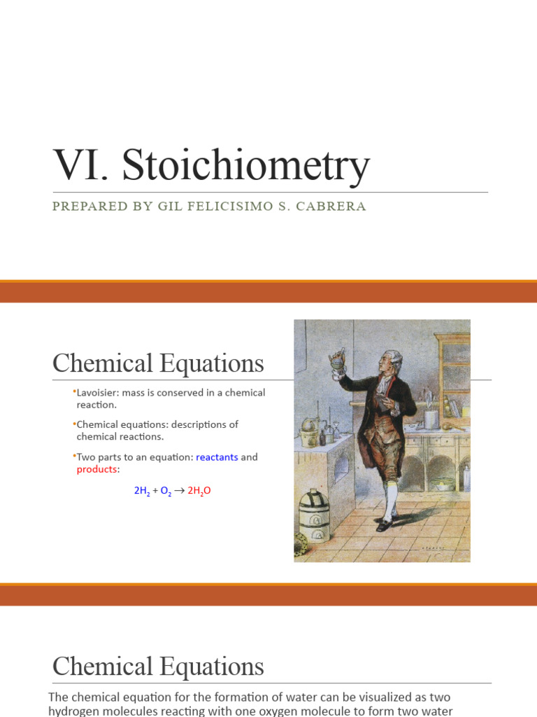 Chapter 6 - Stoichiometry | Download Free PDF | Mole (Unit) | Stoichiometry