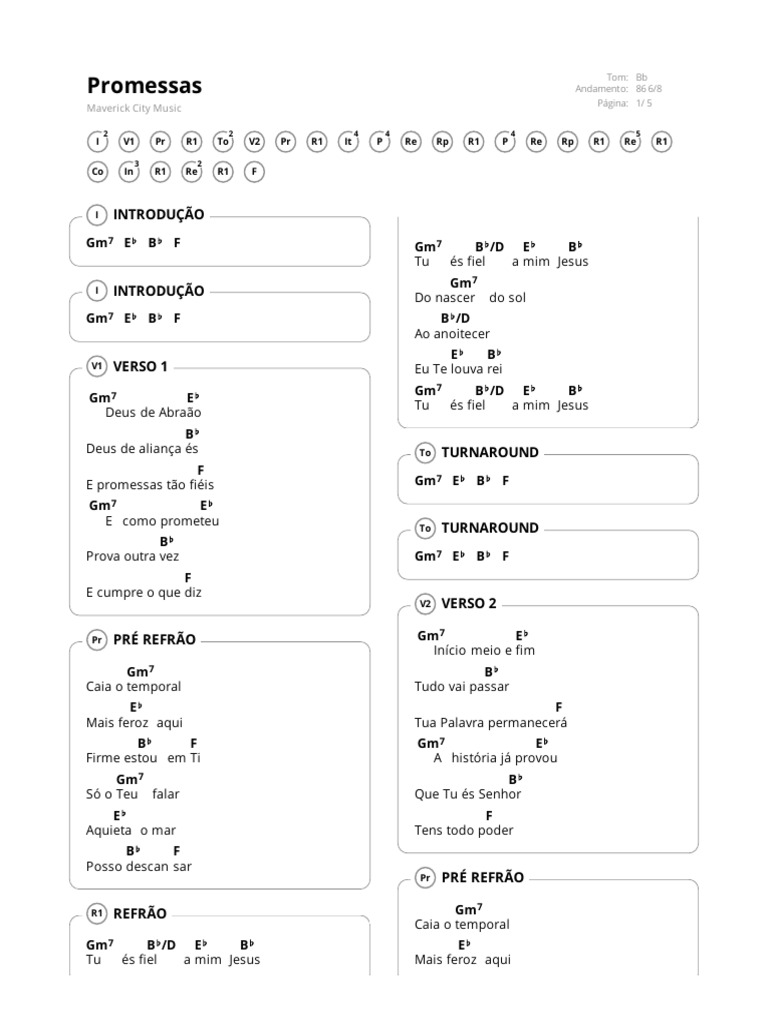 Promessas-Maverick City Music-Maverick City Vol. 3 - Part 1.Bb | PDF ...