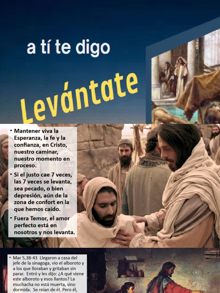 A Ti Te Digo Levántate | PDF