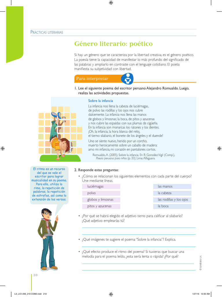 Genero Poetico | PDF | Poesía