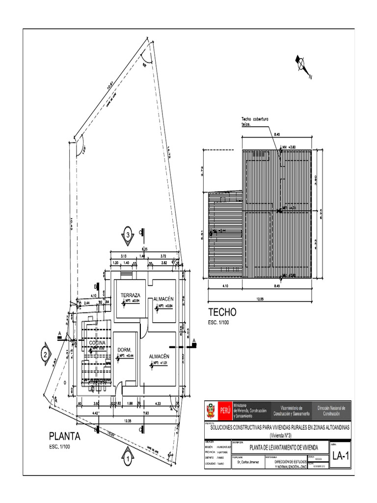 planos vivienda rural | PDF