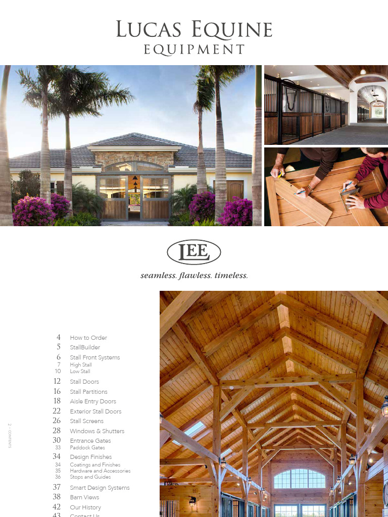 Lucas Equine Brochure Equipment | PDF | Door | Window