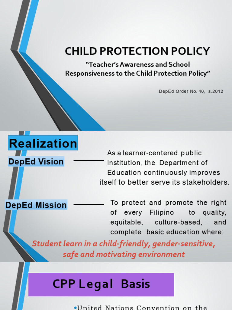 CHILD PROTECTION POLICY Inset | PDF | Child Protection | Human Development