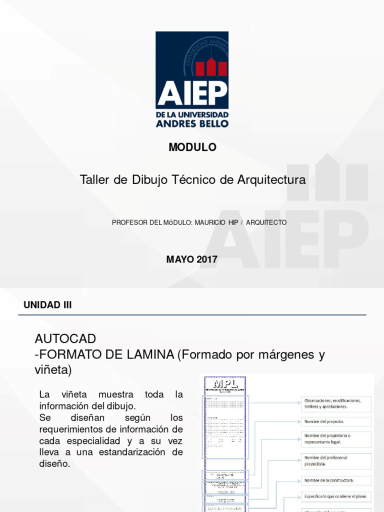 Formato de Lámina en AutoCAD | PDF