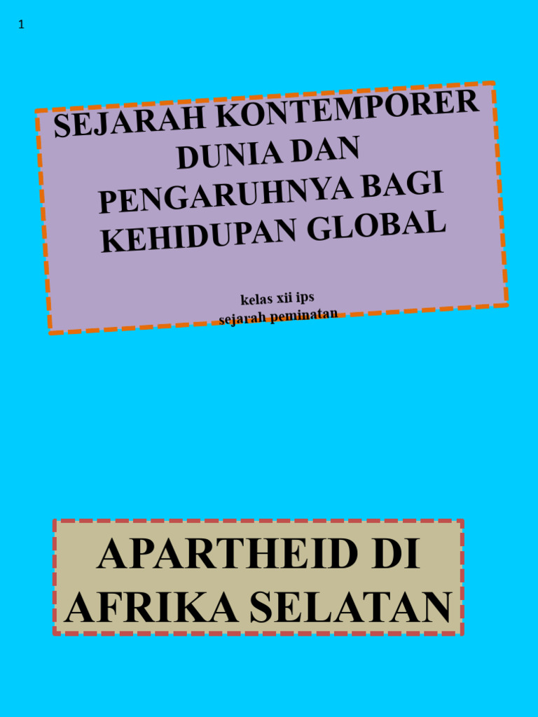 Politik Apartheid | PDF
