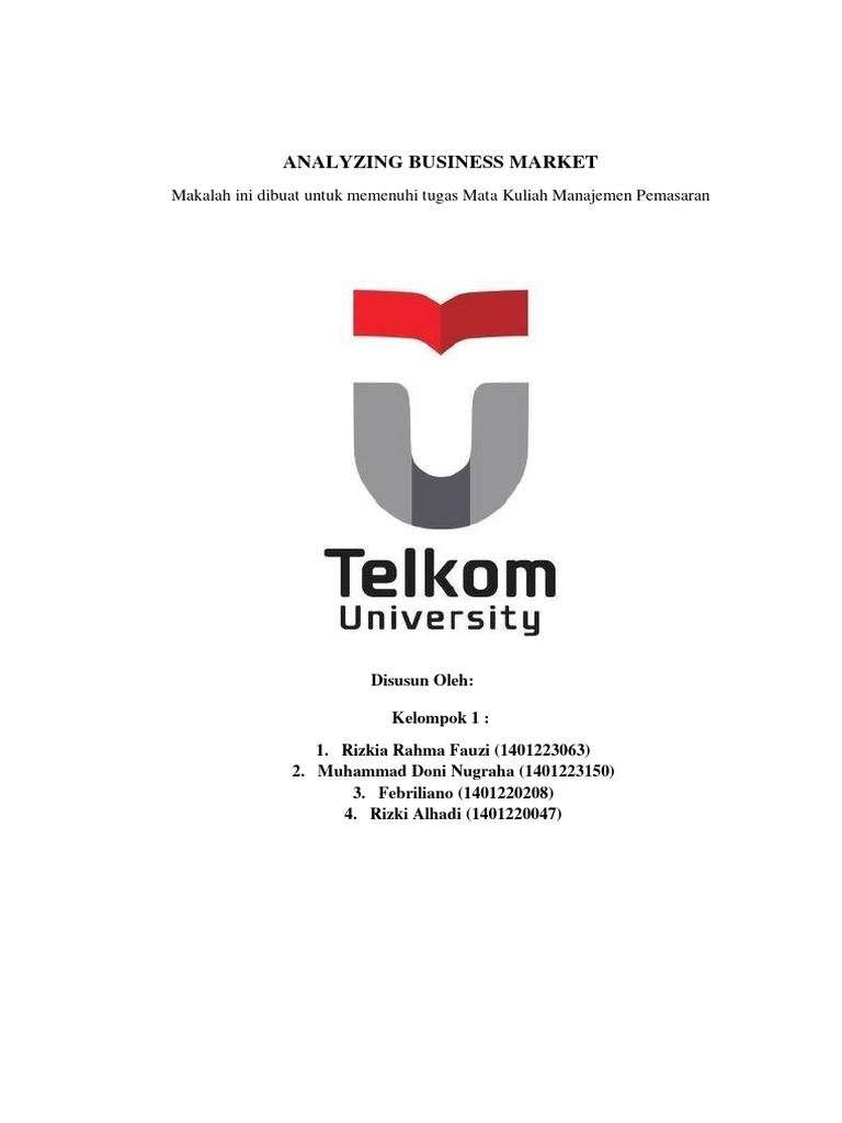 Makalah ANALYZING BUSINESS MARKET | PDF