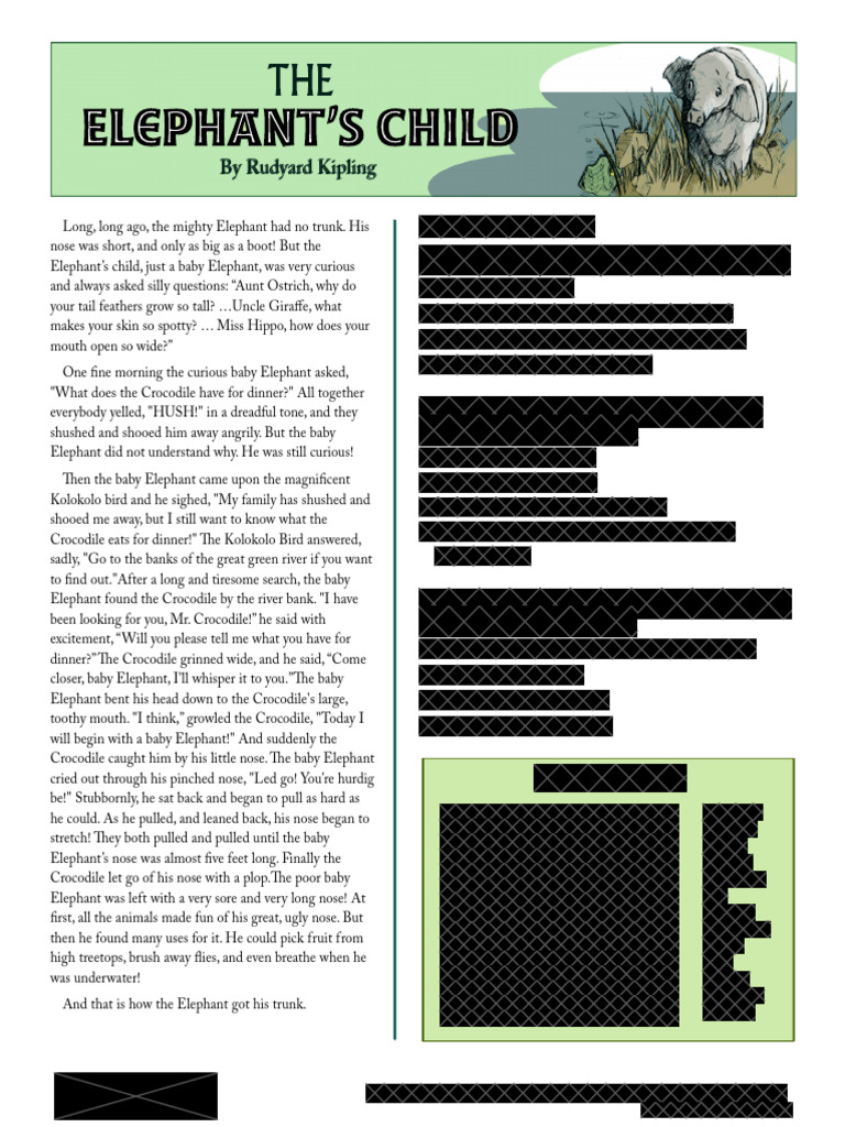 The Elephants Child 2 | PDF