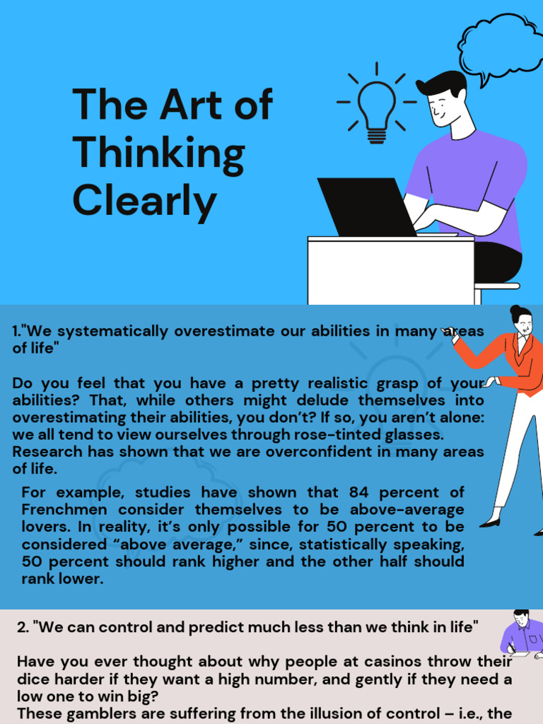 Art of Thinking Clearly | PDF
