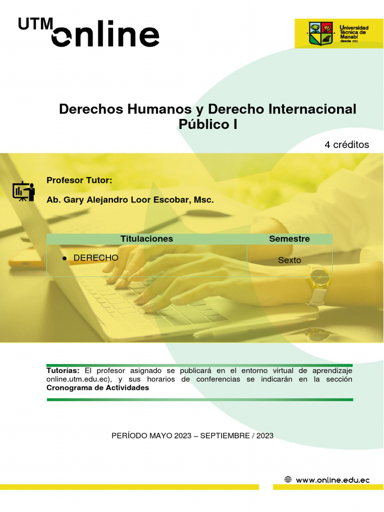 COMPENDIO UNIDAD 3 Der. Hum | PDF