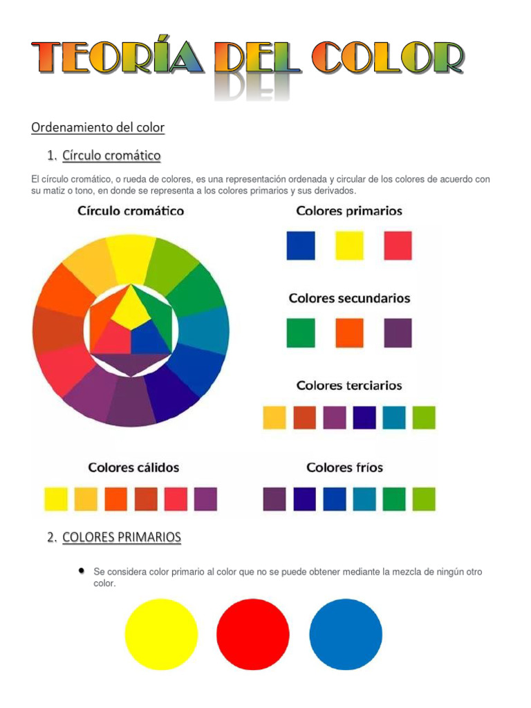 Teoría Del Color | PDF