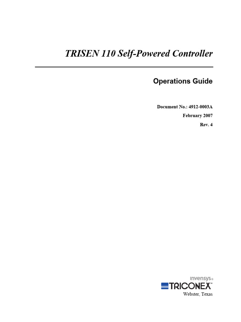TS110 Operations Guide | PDF | Actuator | Electrostatic Discharge