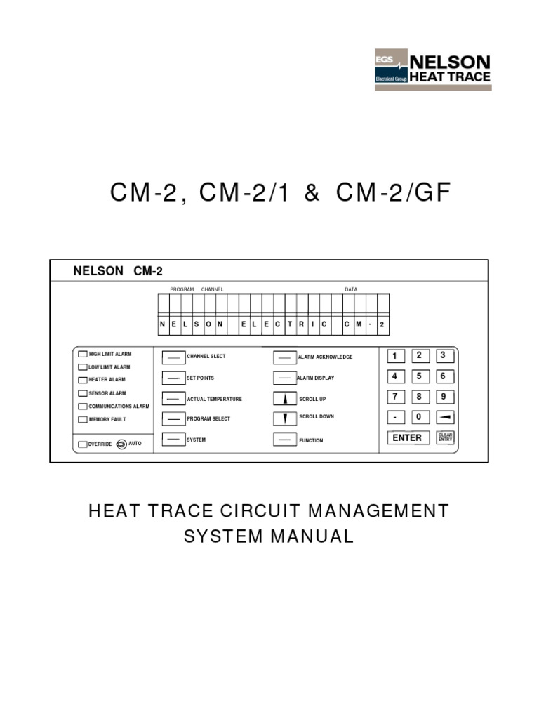 CM-2 Control System IM | PDF | Switch | Electrical Connector