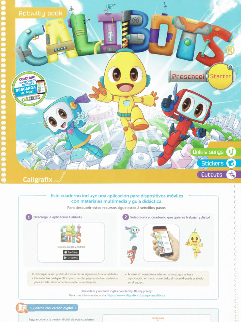 Calibots Preschool Starter. (3 Años - Playgroup) | PDF
