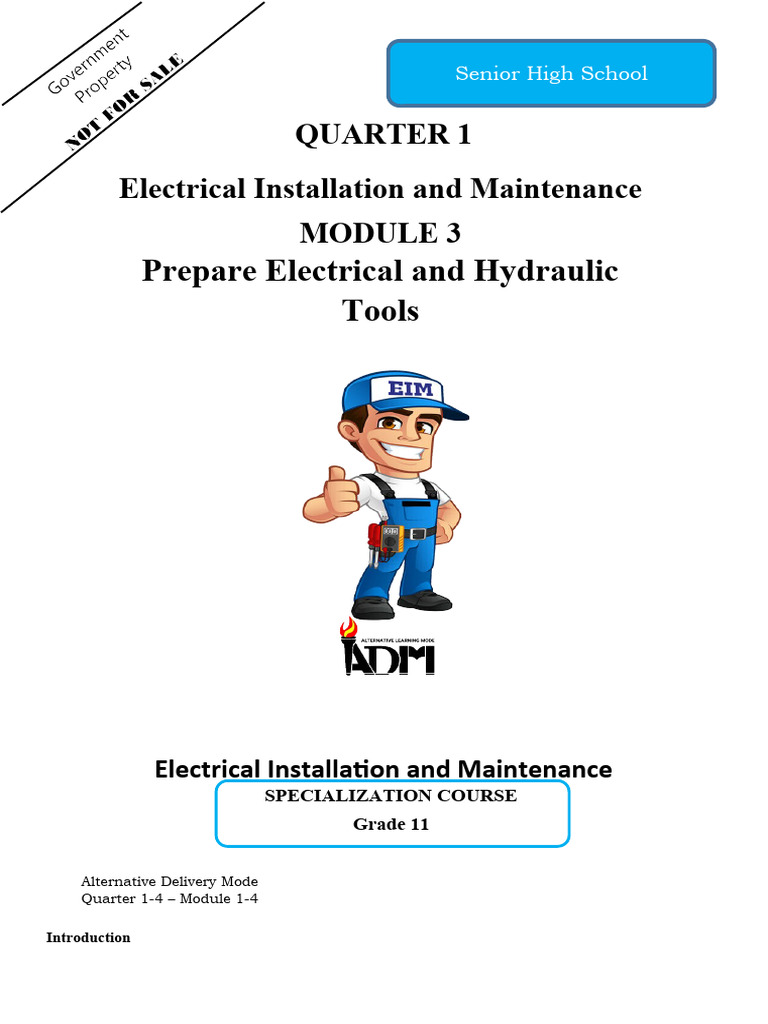 Edited EIM - Module Grade 11 | PDF | Drill | Secondary Sector Of The ...