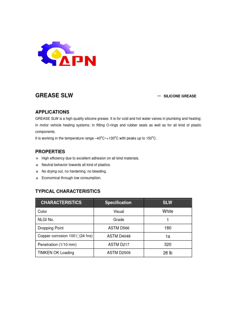 Apn Grease Slw | PDF