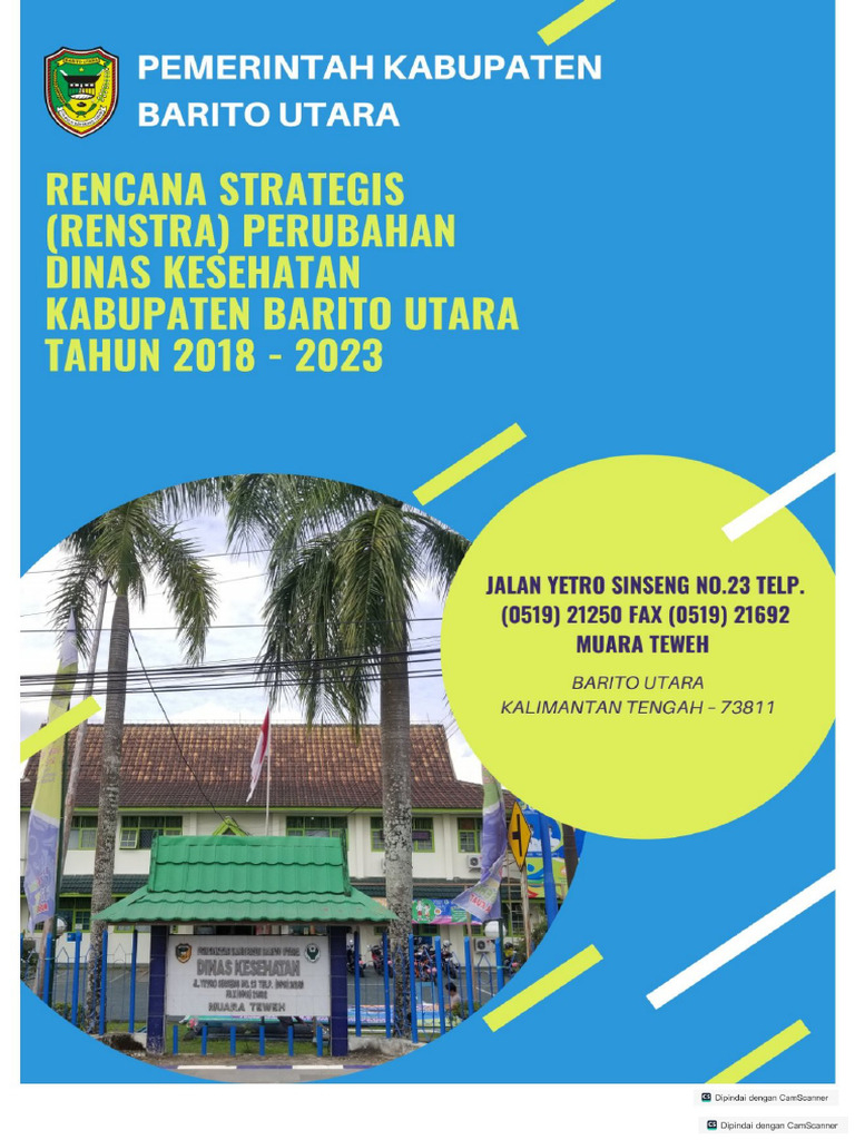 Renstra Perubahan Dinkes 2018-2023 | PDF